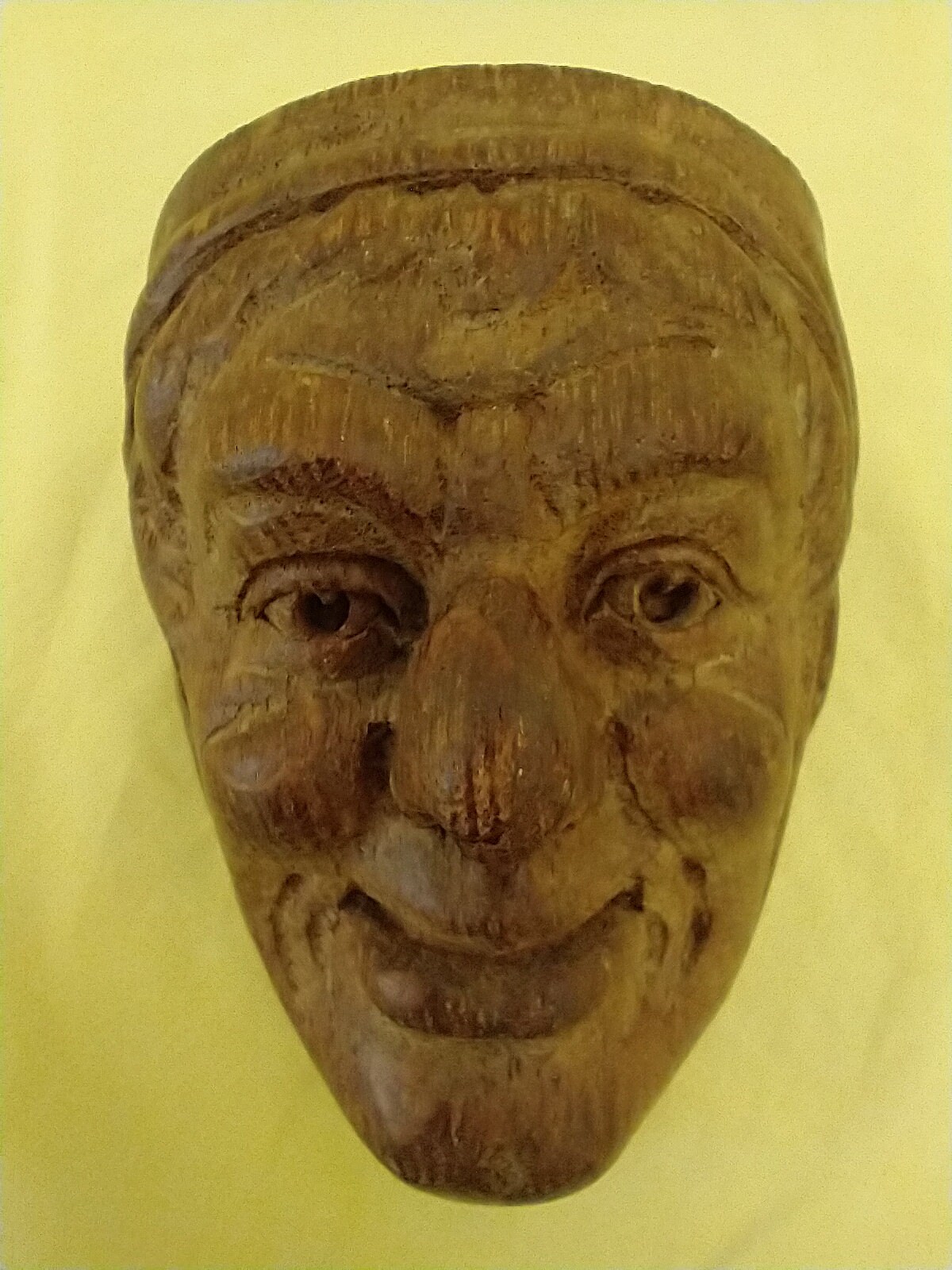 Vintage Wood Carved Faces Decoration - Etsy