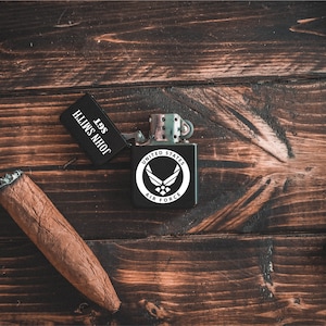 Firefighter Gift, Engraved Cigar, Military Gifts, Custom Lighter, Navy ...