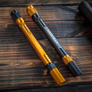 4-in-1 Cigar Draw Tool, Cigar Punch, Cigar Needle, Gold and Black ...