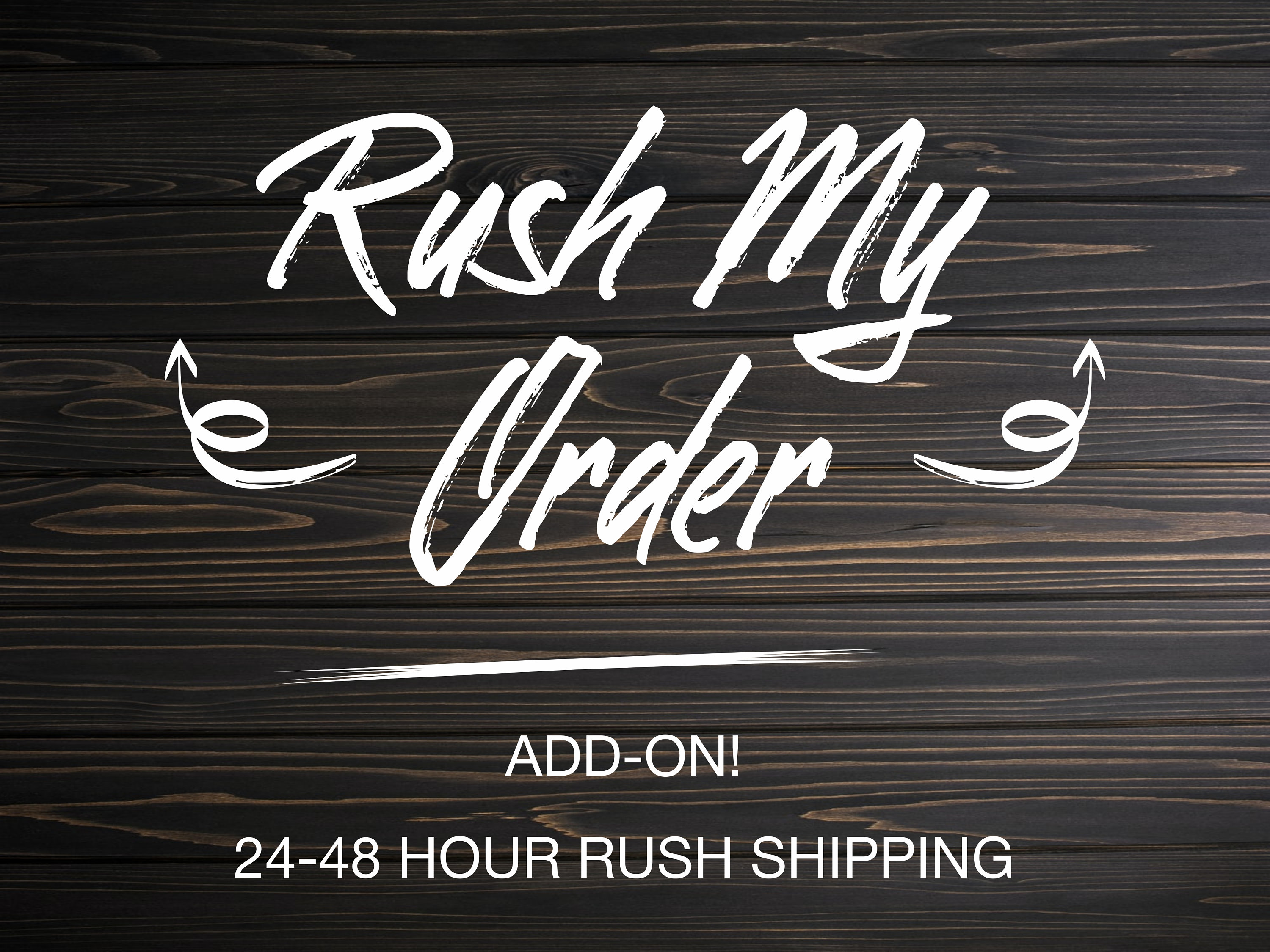 Rush Order Upgrade: Expedited Processing - Etsy