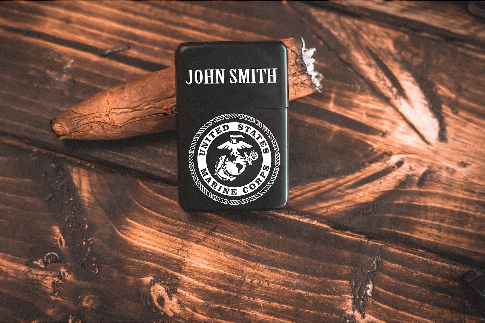 Firefighter Gift Engraved Cigar Military Gifts Custom - Etsy