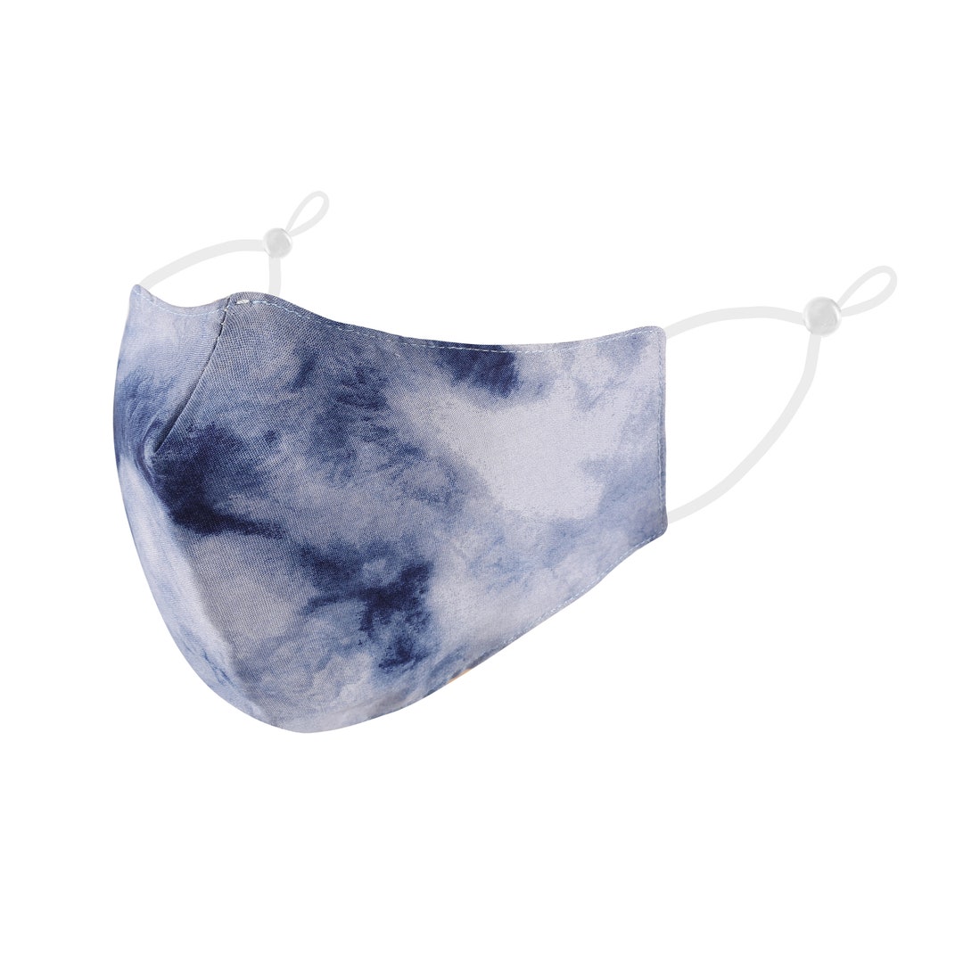 Soft Cotton Face Mask: Adjustable Ear Loops, Triple Layer, Washable - Etsy