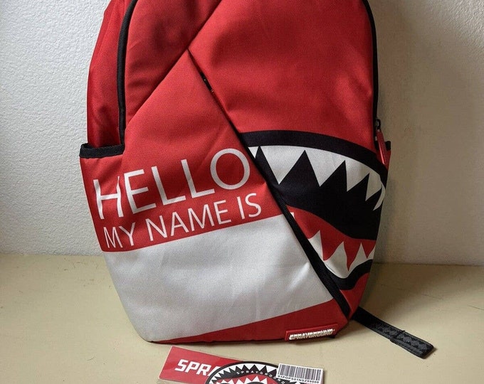 Hello My Name is Sprayground BACKPACK - Etsy