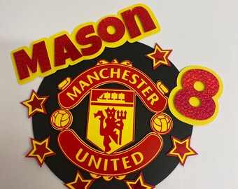 Manchester Cake Topper | Etsy UK