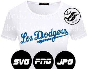 Dodgers Baseball Png | Etsy