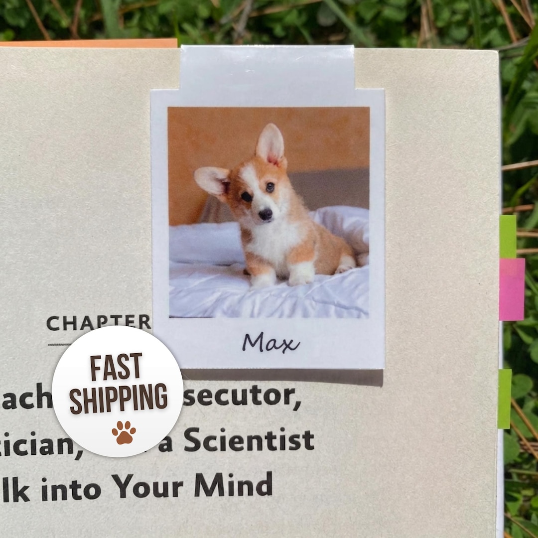 Puppy Kitten Custom Bookmark Keepsake, Polaroid First Year Keepsake ...