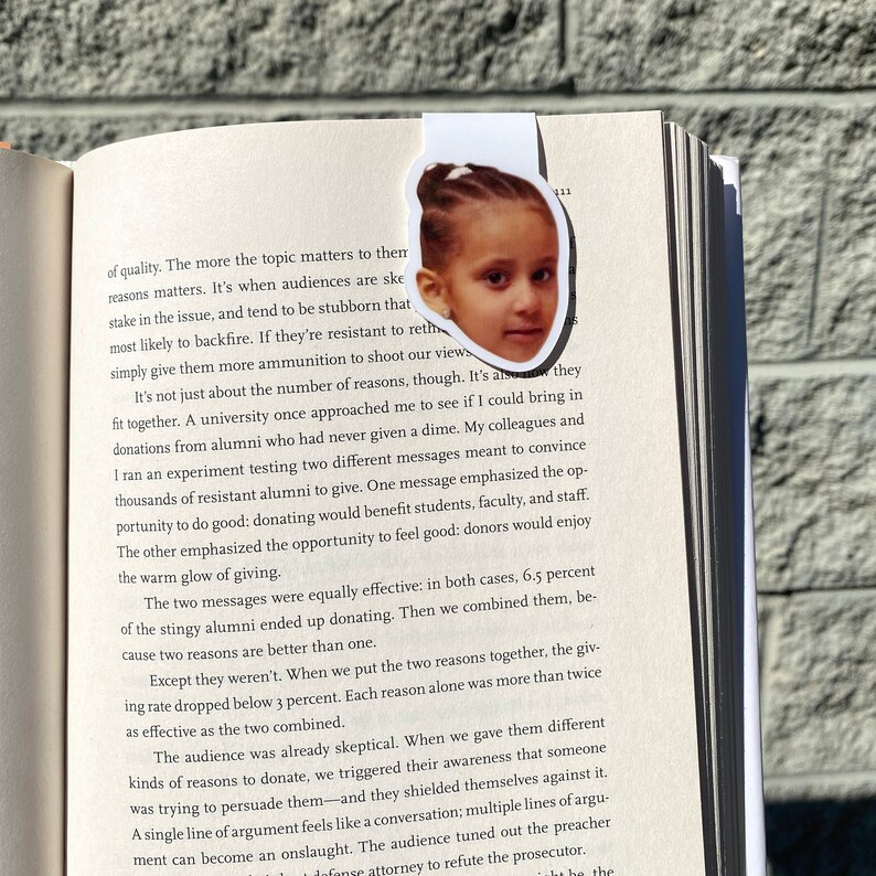 Personalized Bookmark | Custom Magnetic Bookmark | Custom Photo Gift ...