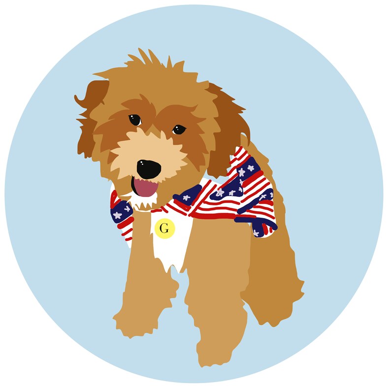 Custom Digital Dog Portraits Perfect for Pop Sockets and Screen Savers ...