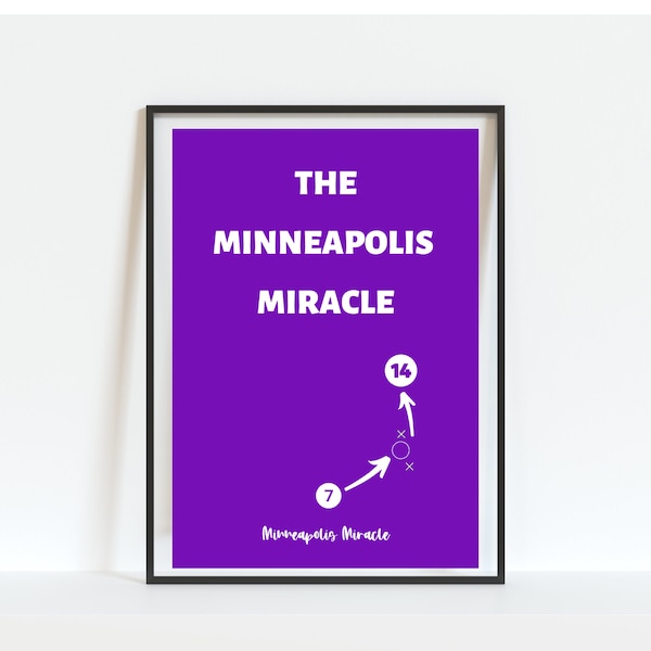 Minneapolis Miracle Poster - Etsy