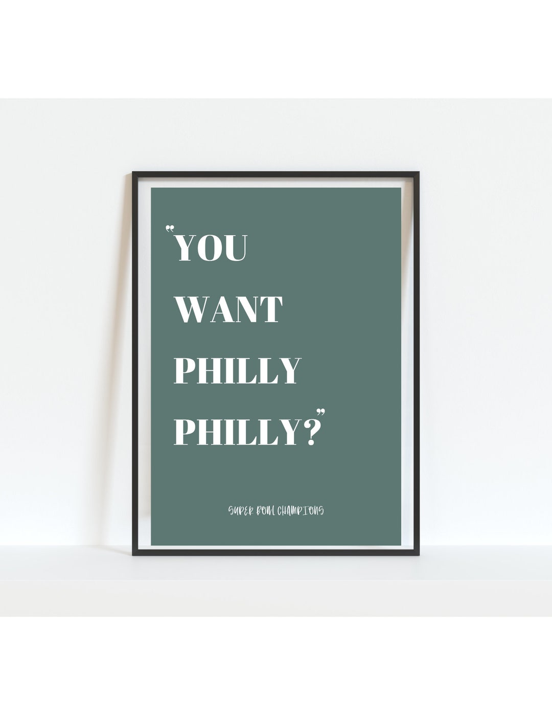 Philly Special Poster - Etsy