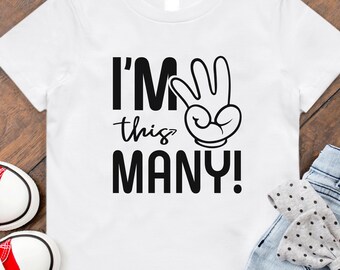 I Am This Many - Etsy