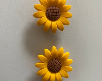 Sunflower Croc Charm | Etsy