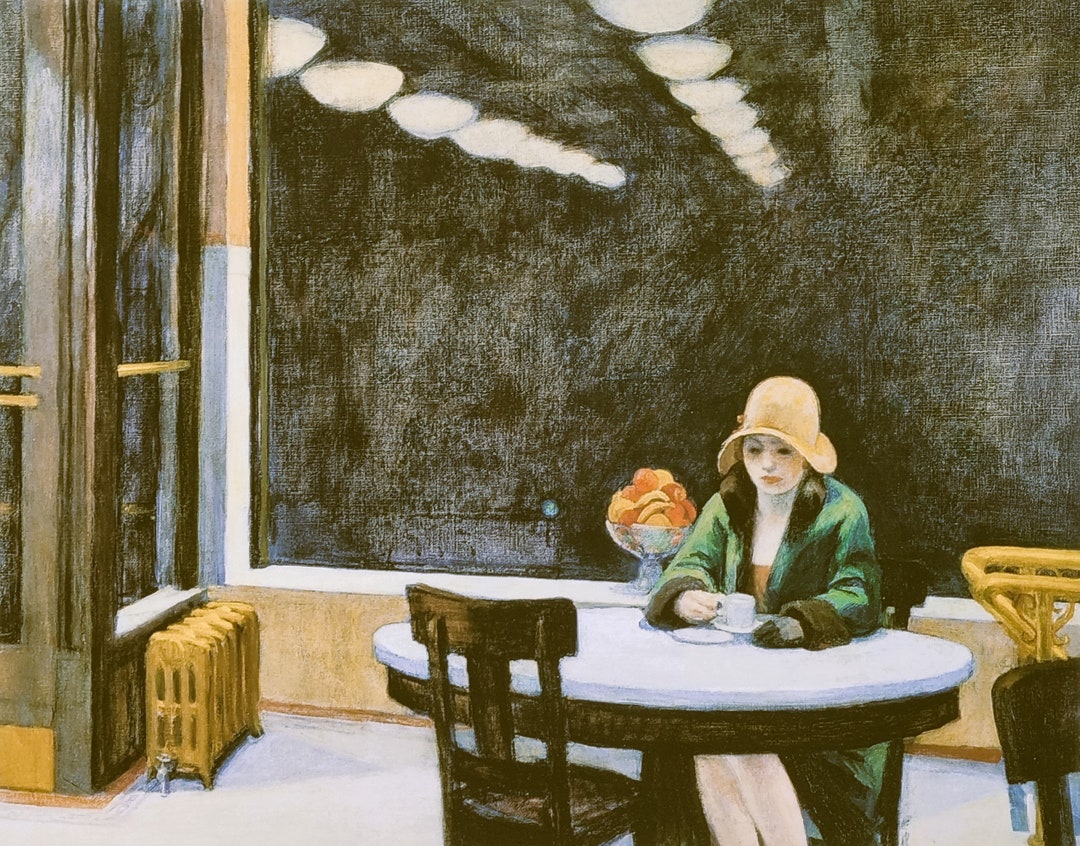 Edward Hopper automat 1927 ©collection of the Montgomery Museum of Fine ...