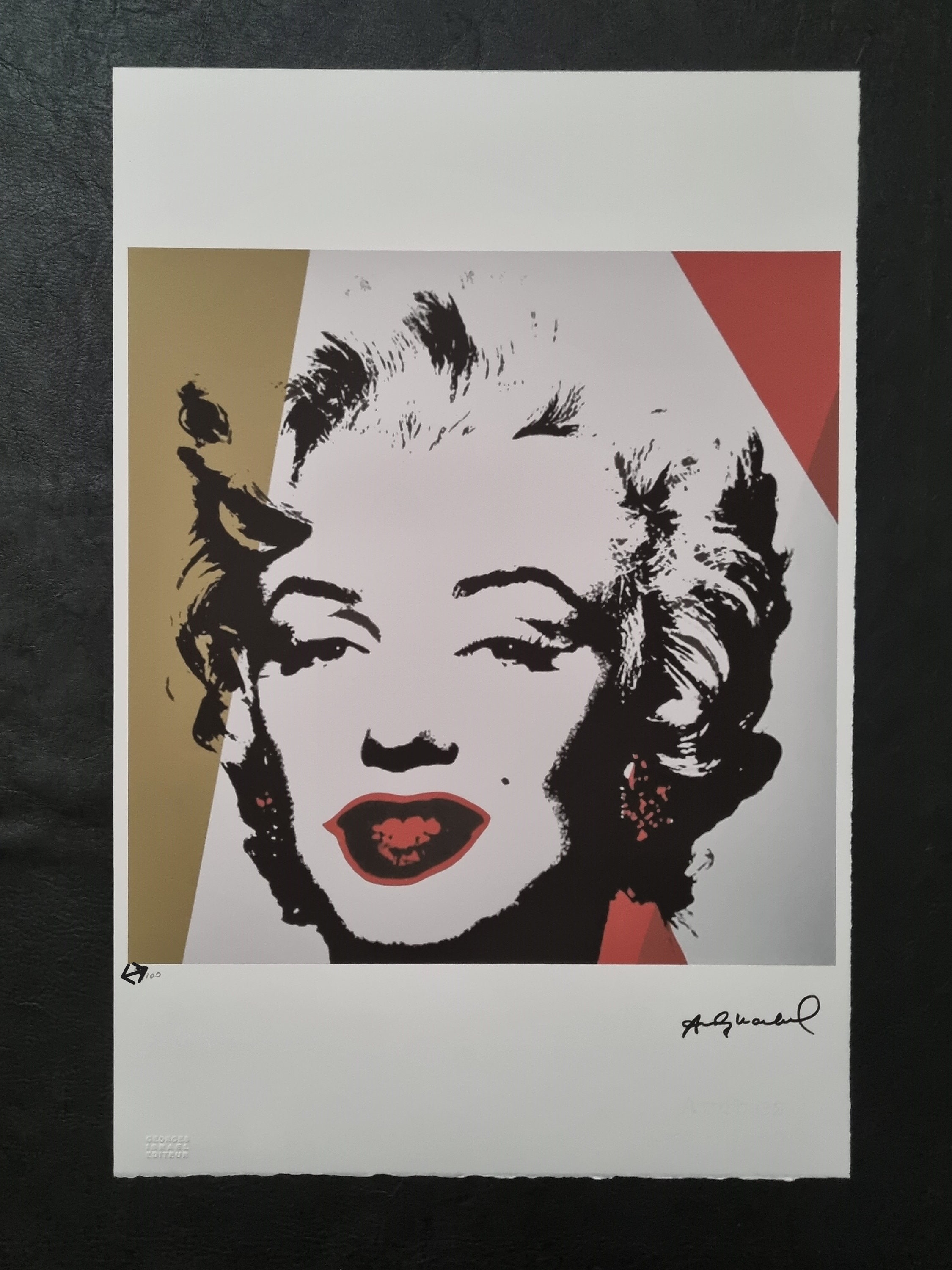 Andy Warhol Limited Edition 100 Copies Dimensions 56 X 38 Cm - Etsy