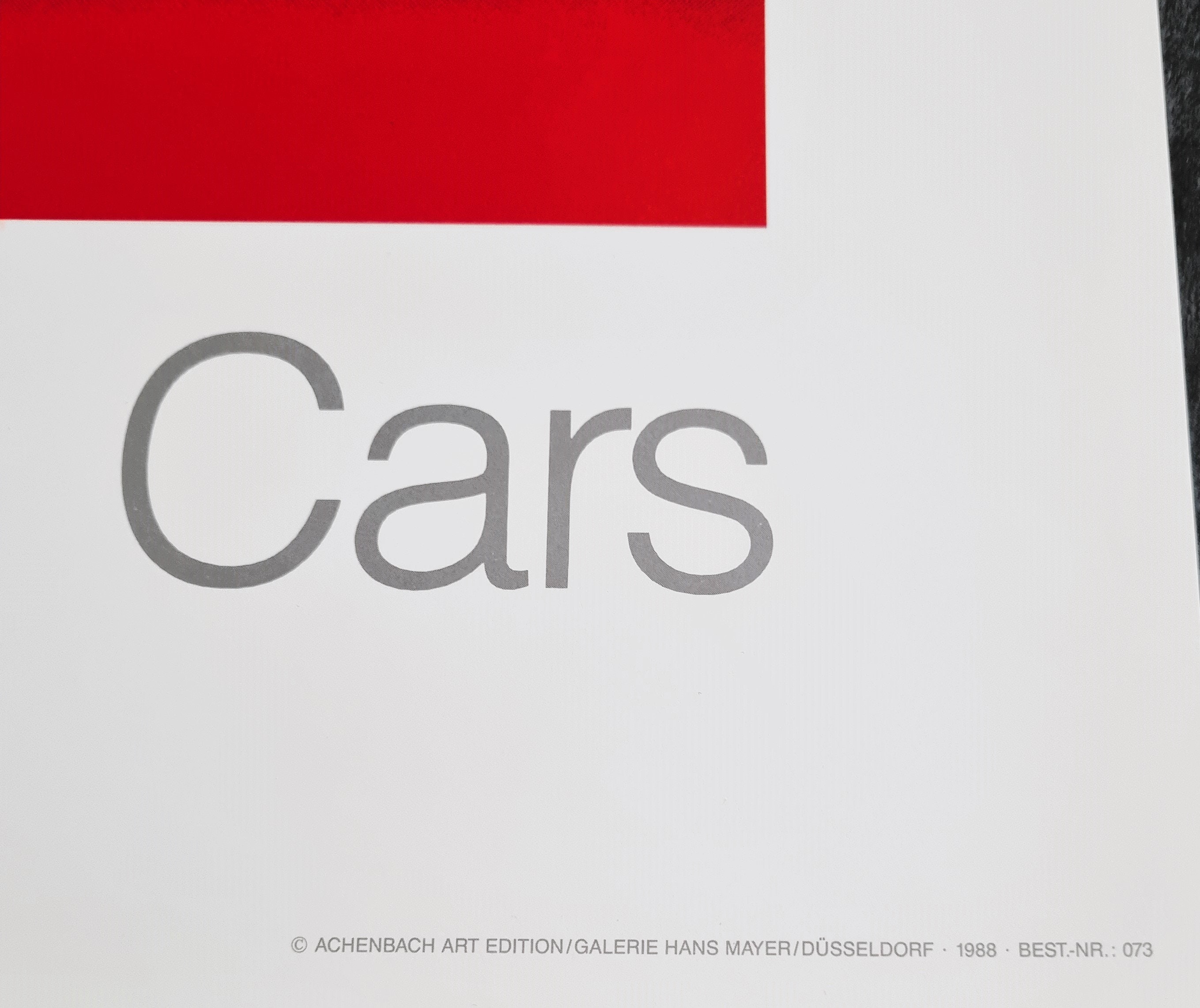 Andy Warhol mercedes Benz Formula I Racing Car W 125, 1937 ©achenbach ...