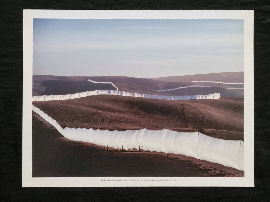 Christo and Jeanne Claude fence, Sonoma and Marin Counties, California ...