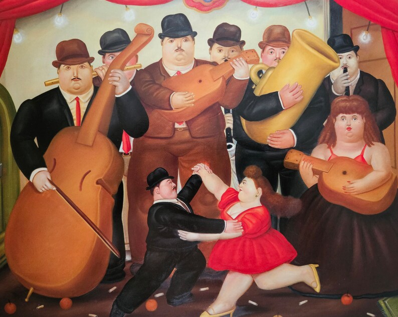 Fernando Botero dance in Colombia on the Back, Copyright, Title and ...
