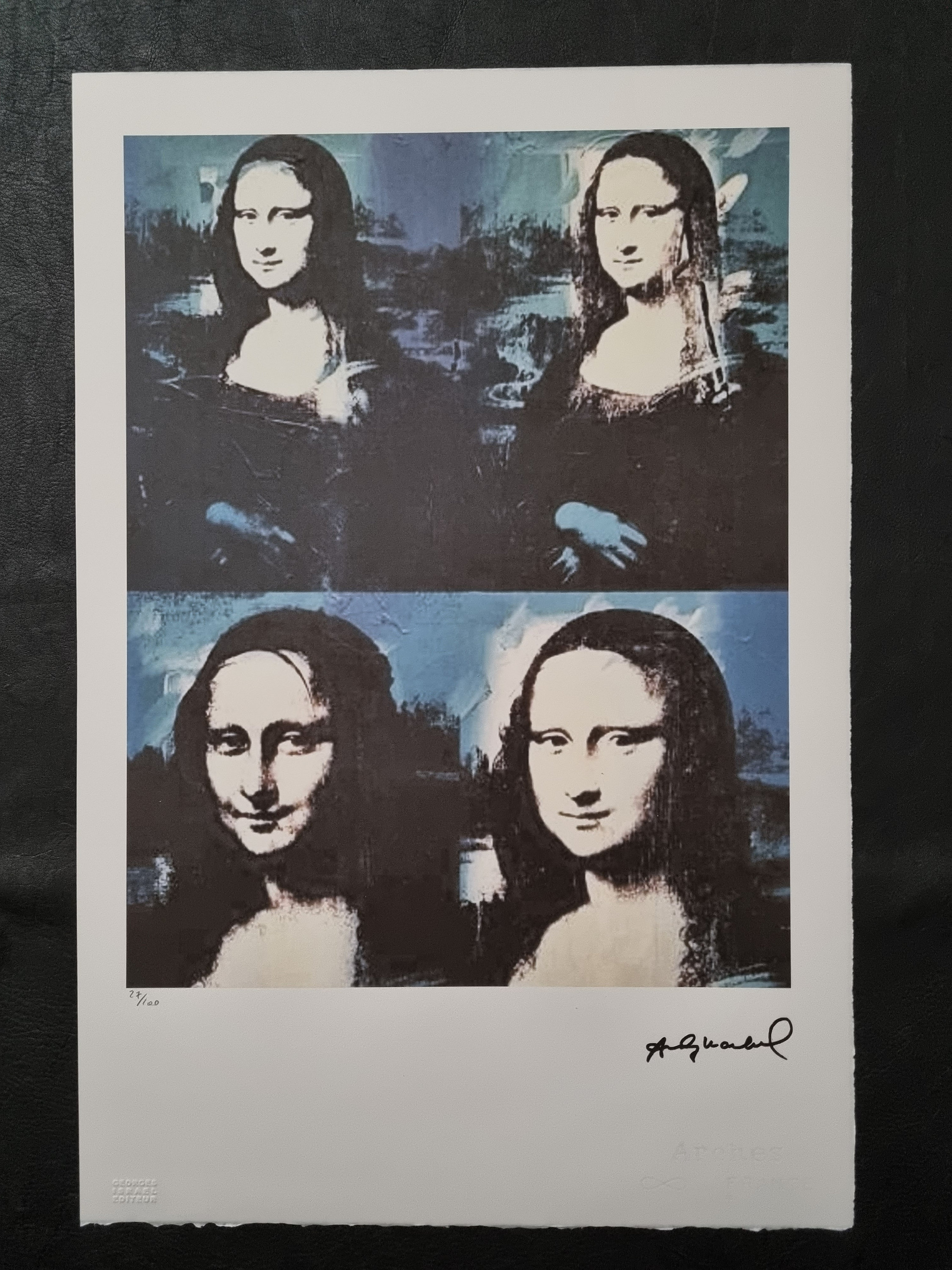 Andy Warhol Mona Lisa