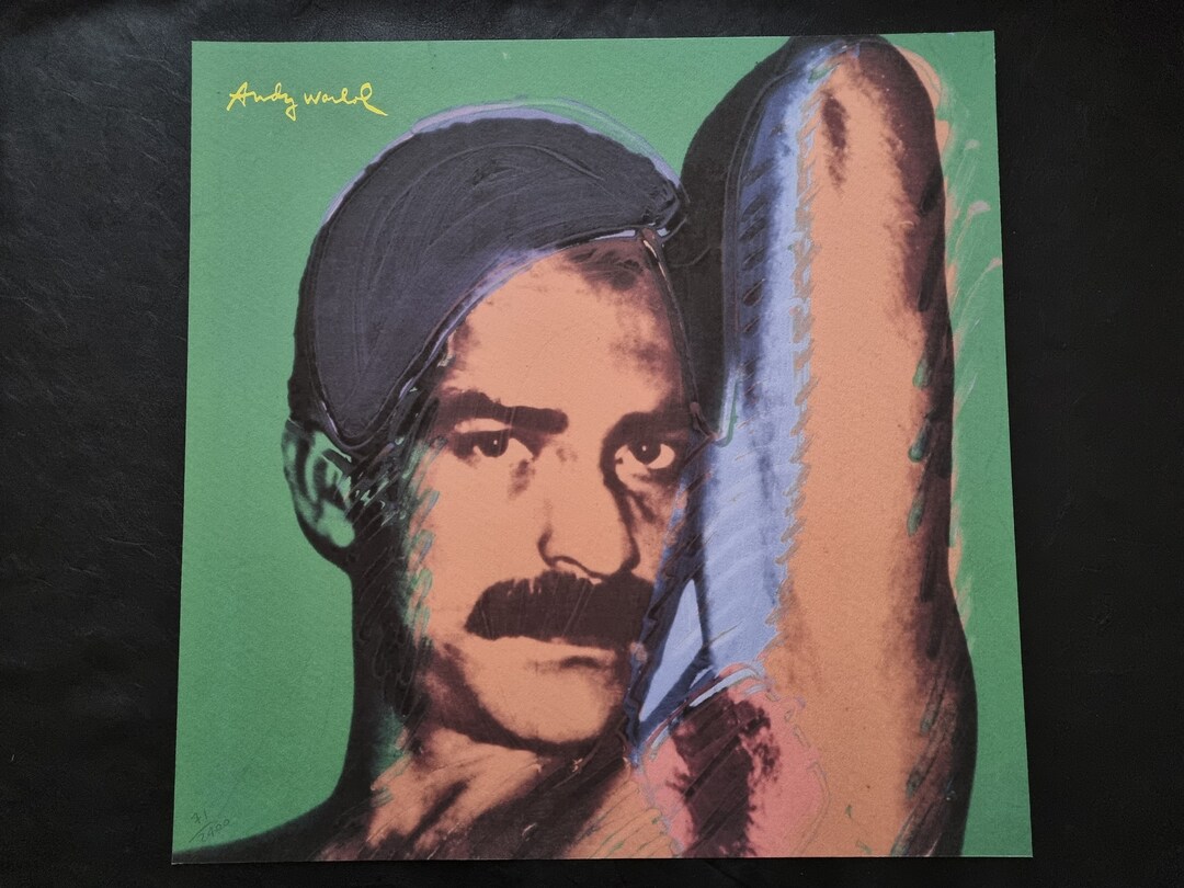 Andy Warhol Signed Certified. Dimensions 60 X 60 Cm. - Etsy