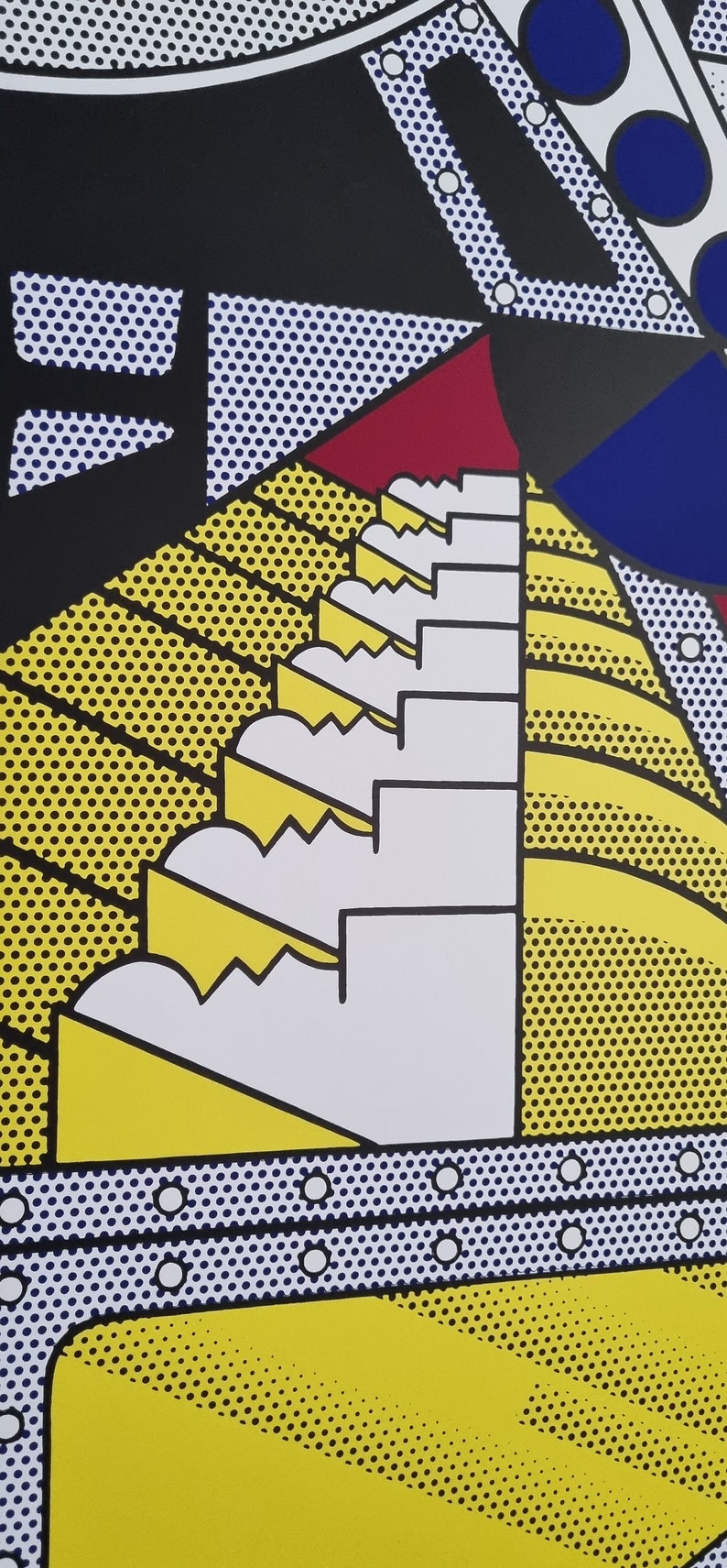 Roy Lichtenstein "study for Preparation, 1968" Size 90 X 70 Cm. Large ...