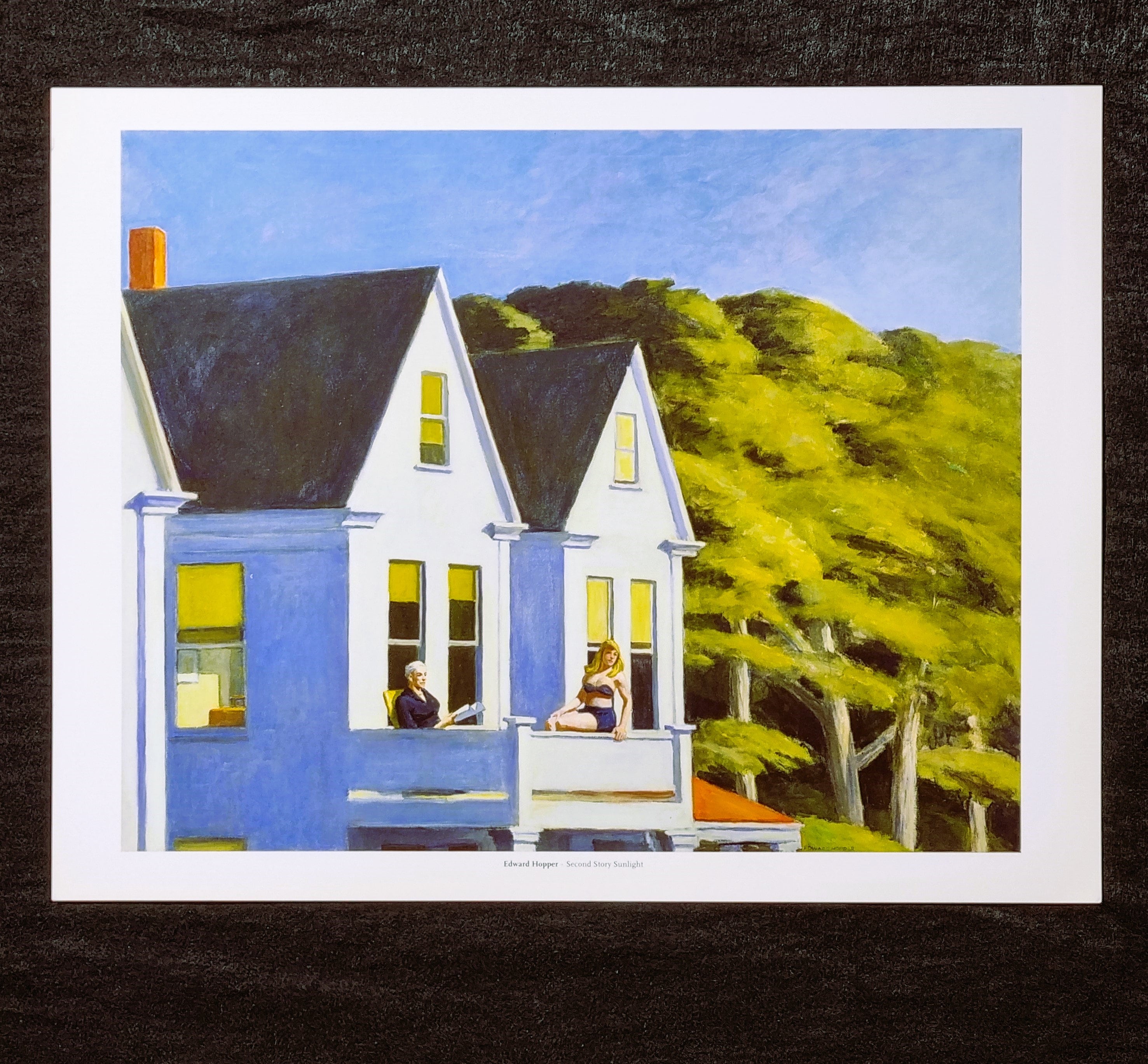 Edward Hopper second Story Sunlight, 1960 Vintage Print, on the Back ...