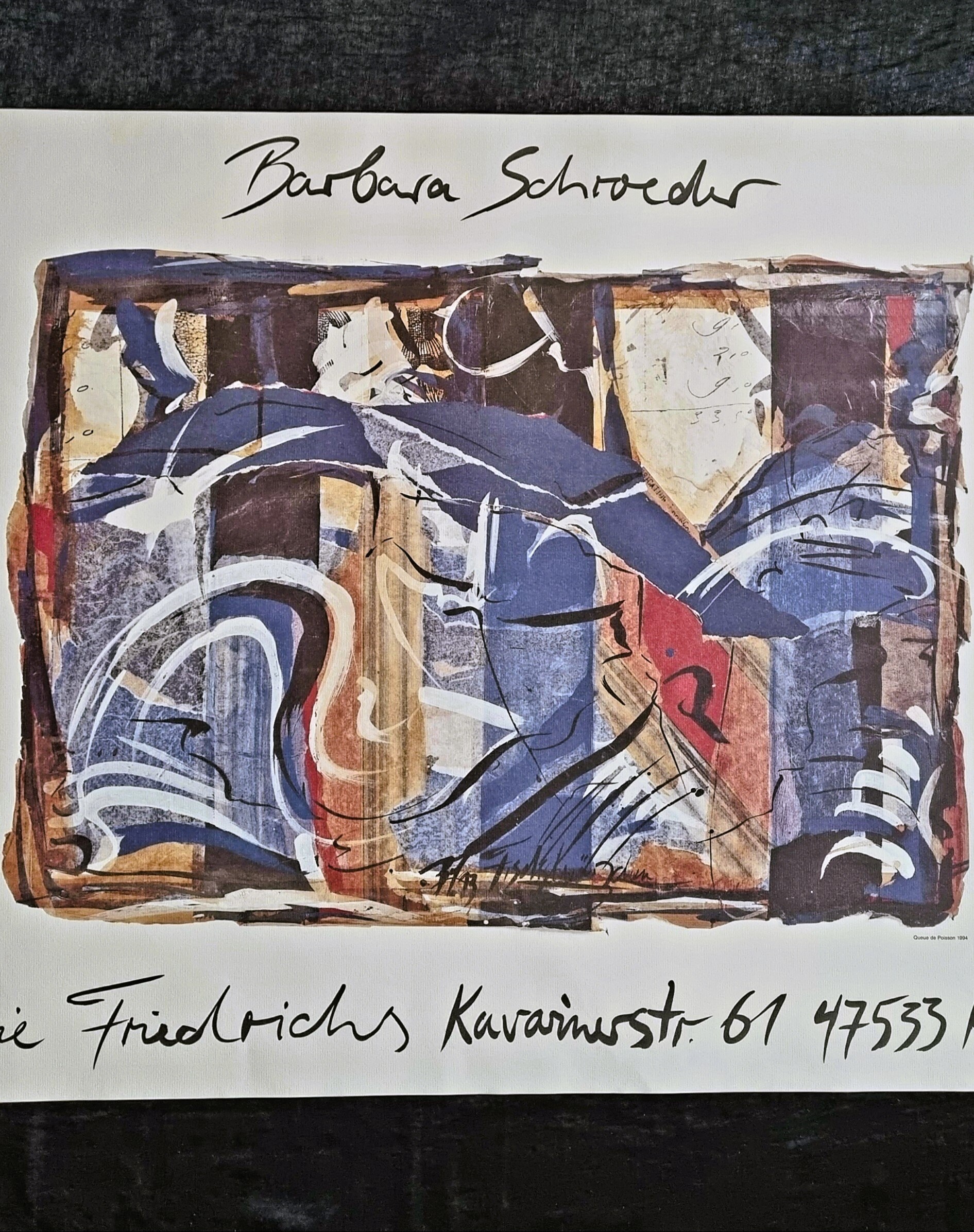 Barbara Schröder cue De Poisson Poster Created for the Exhibition at ...