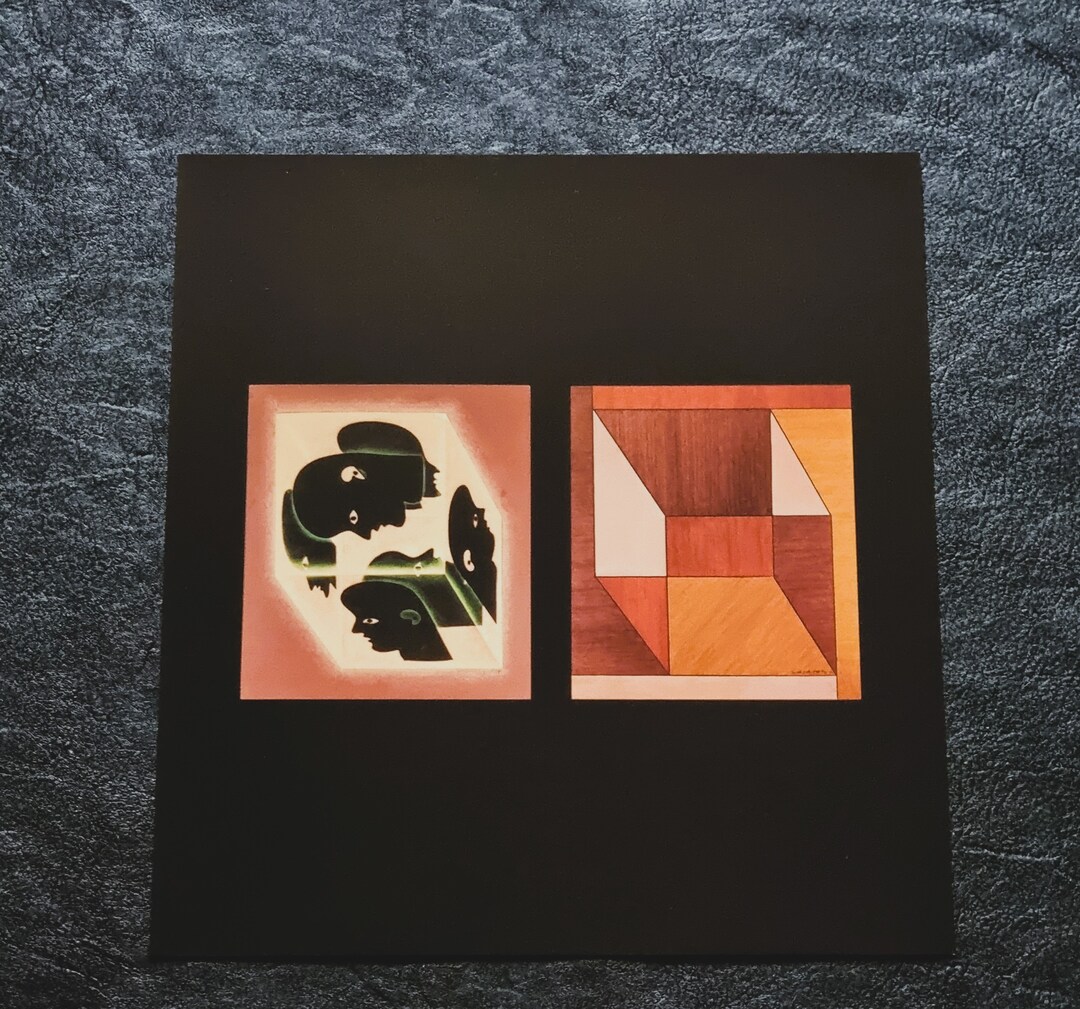 Victor Vasarely "cube - Axo Etude Axonometrique" Vintage ©1977 Optical ...