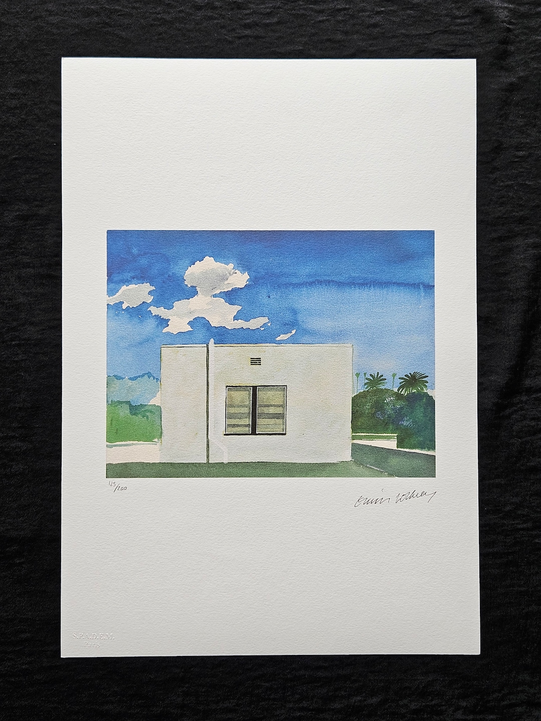 David Hockney House Offset Reproduction Art Print, 200 Copies. Size 35 ...
