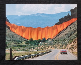 Christo and Jeanne-claude Valley Curtain Colorado 1970-72 - Etsy
