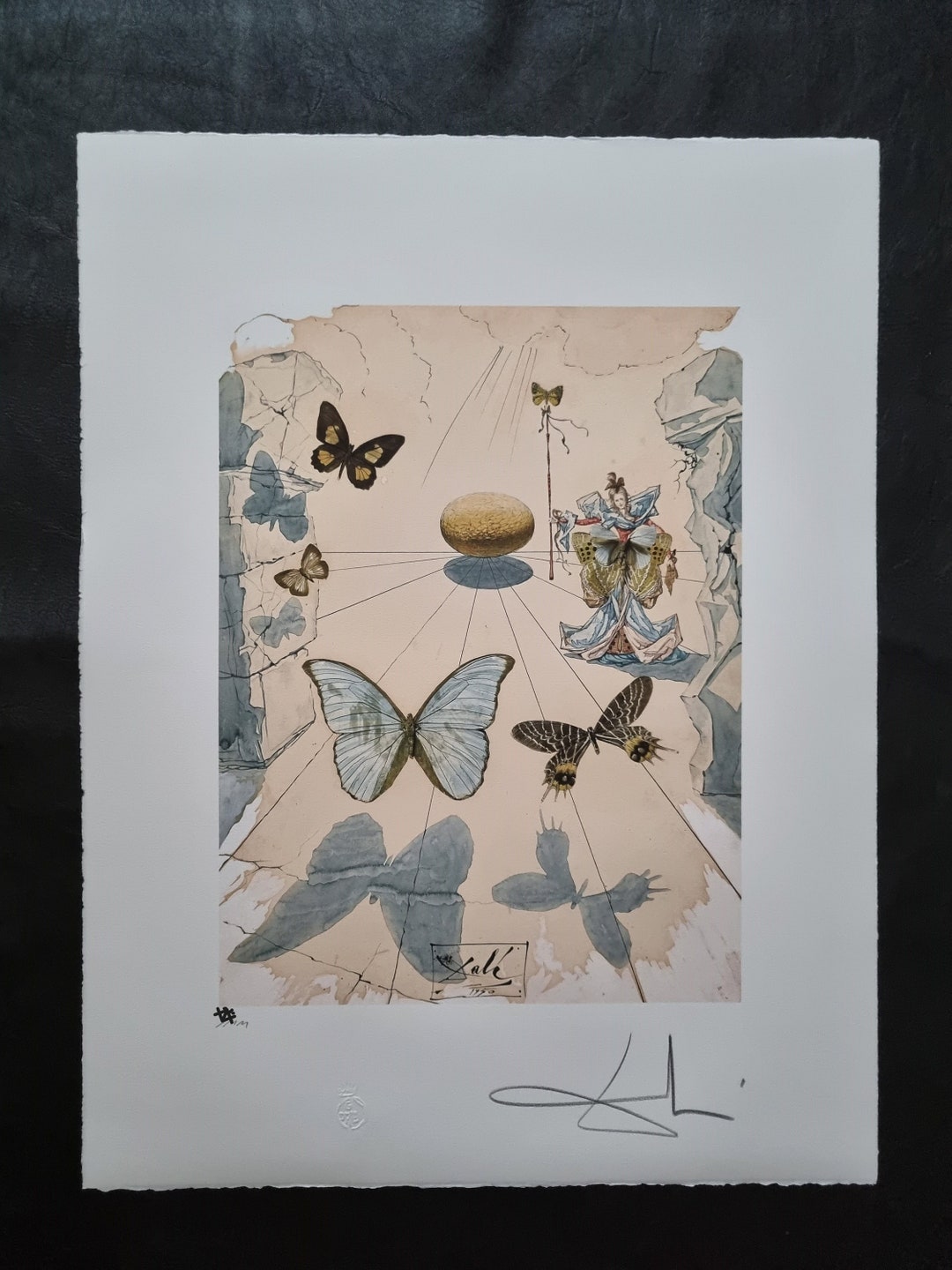 Salvador Dalí butterflies Numbered Edition dali Painter Surrealism ...