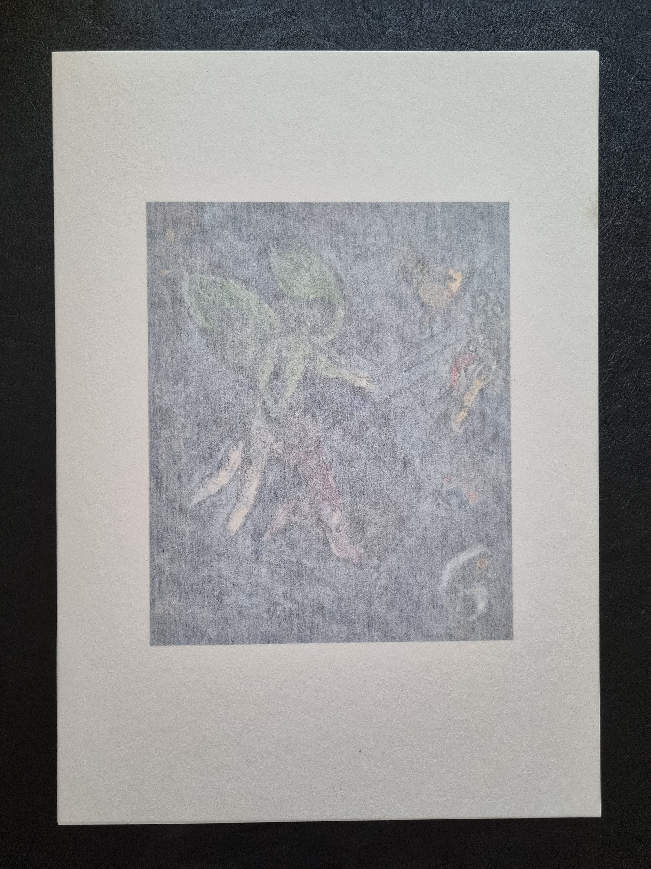 Marc Chagall jacob's Fight With the Angel Lithograph From the 1980s. - Etsy