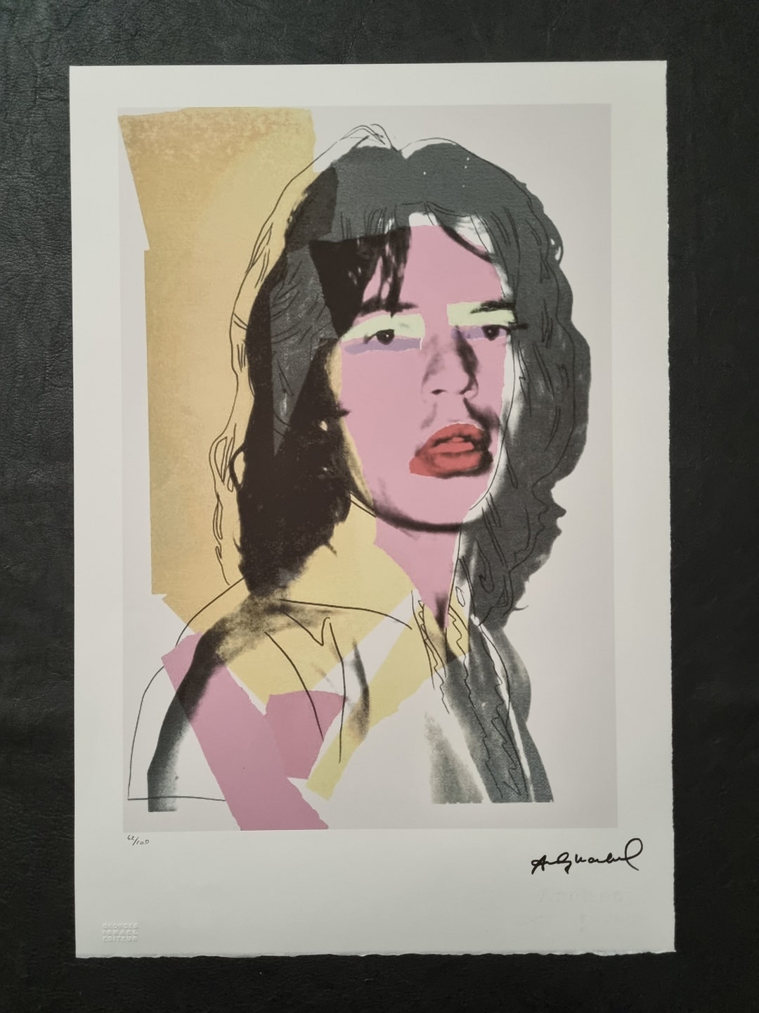 Andy Warhol mick Jagger Lithographic Edition - Etsy