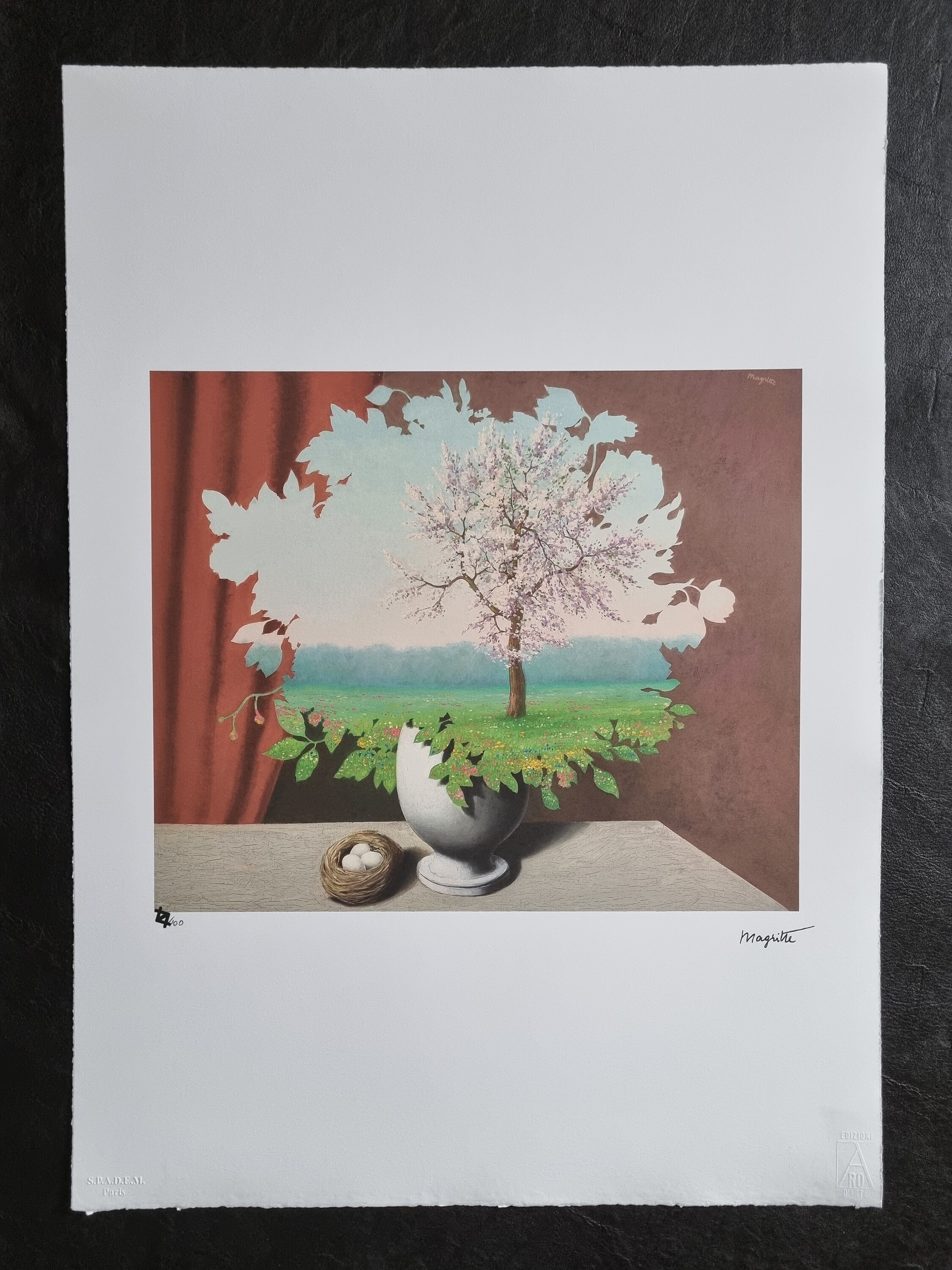 Rene Magritte Dimensions 50 X 70 Cm. 19.69 X 27.56 - Etsy UK