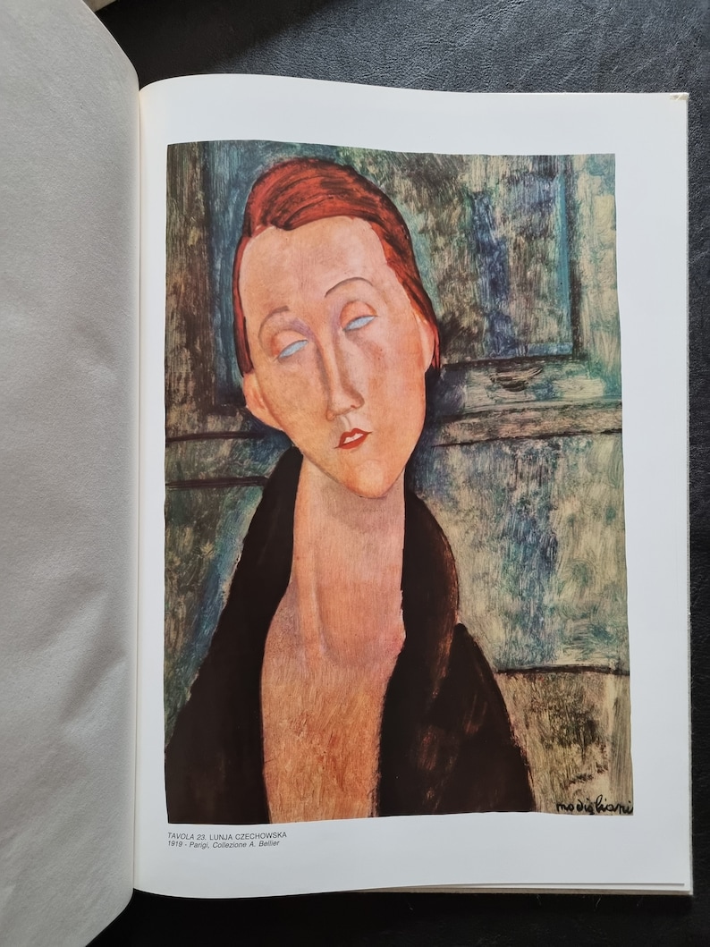 Amedeo Modigliani – Rare Art Book With 24 Color Lithographs, Limited ...