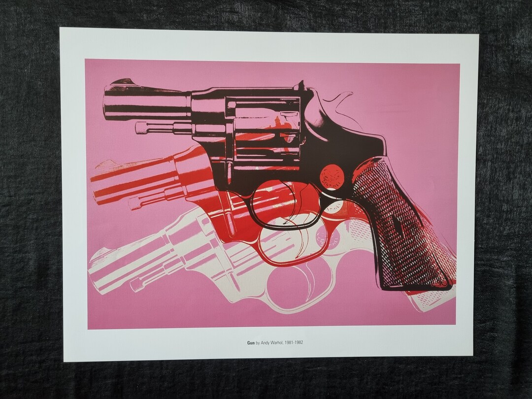 Gun, 1981 Andy Warhol Limited Edition 2007, on the Back: Description ...