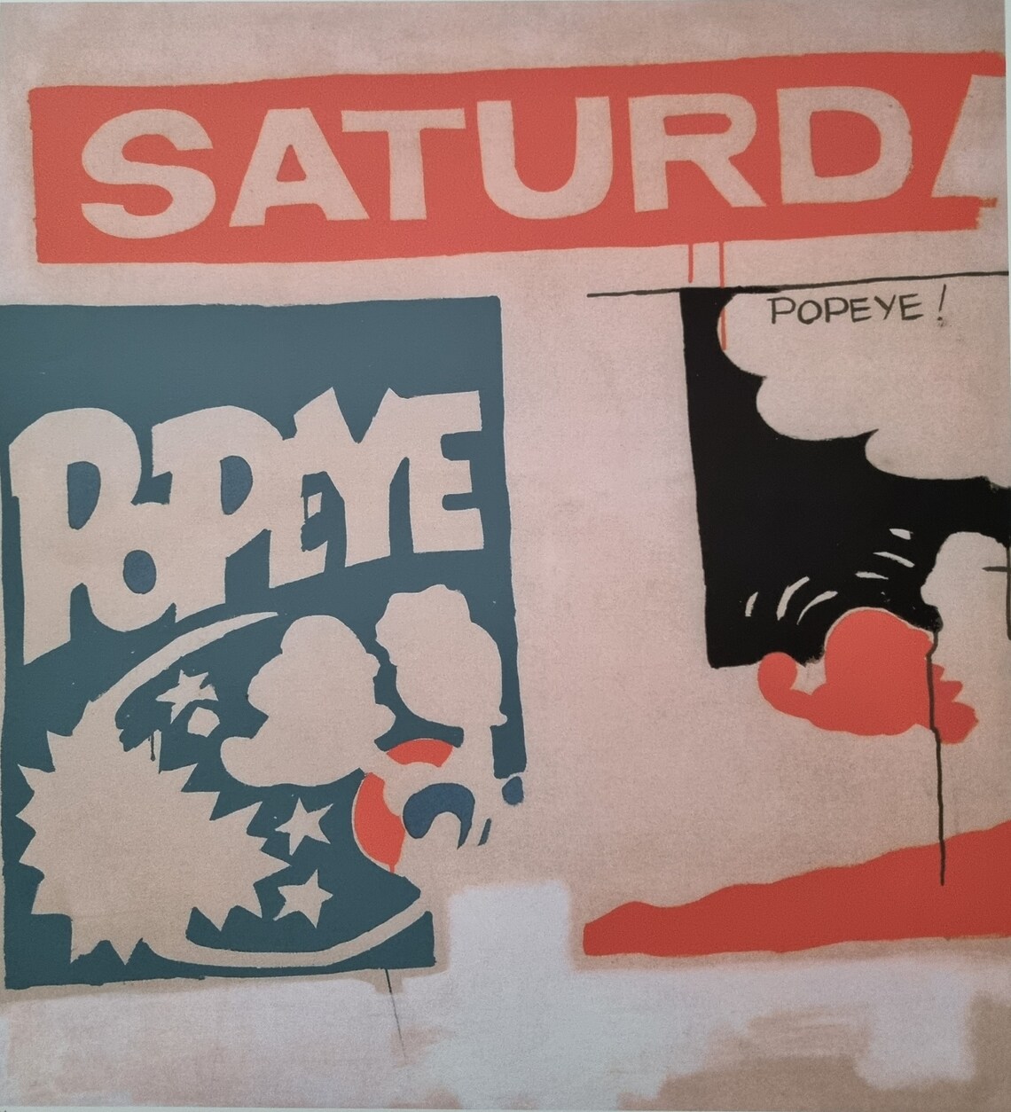 Andy Warhol Popeye Edition Numbered By Hand Etsy