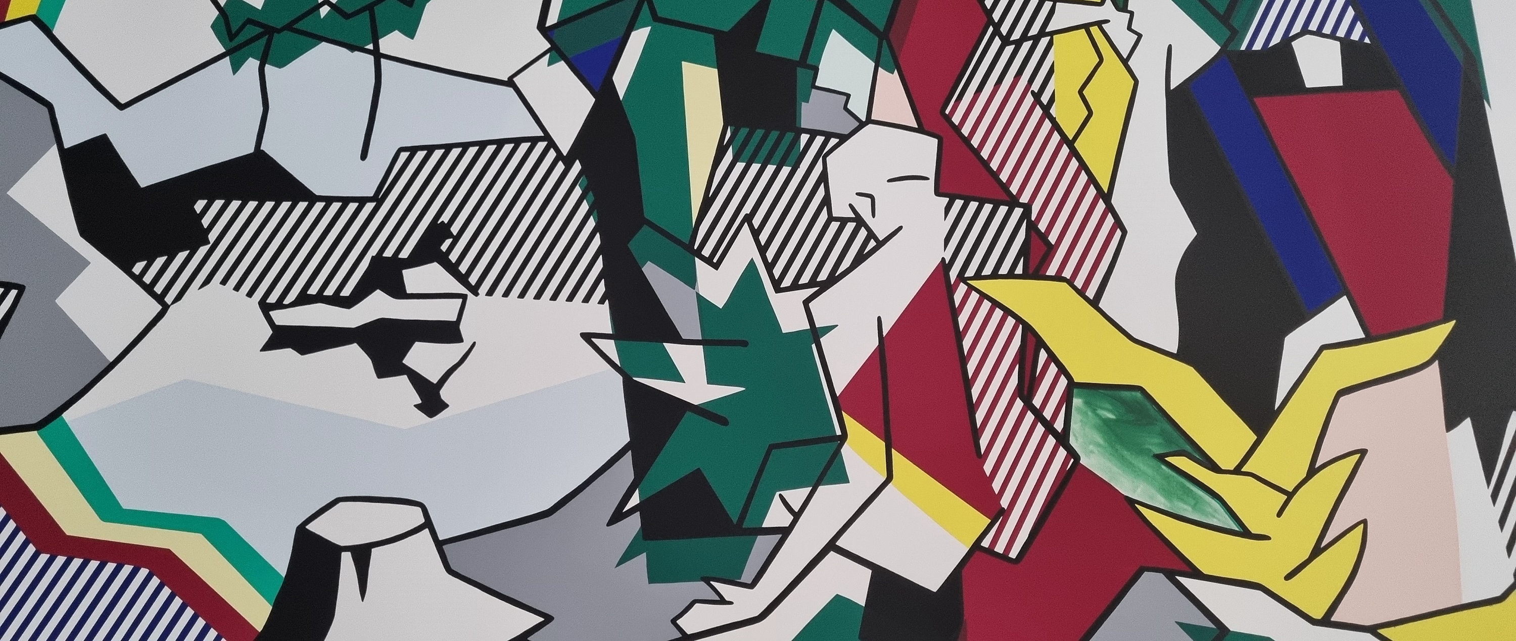 Roy Lichtenstein "landscape With Figures and Rainbow, 1980" Dimensions ...