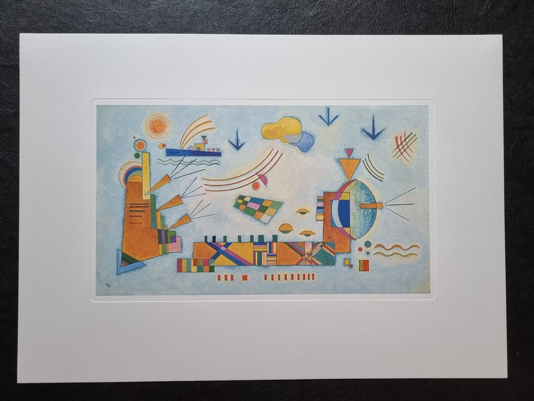Kandinsky "sweet Event, 1928" Lithograph After, Rare Vintage Print ...