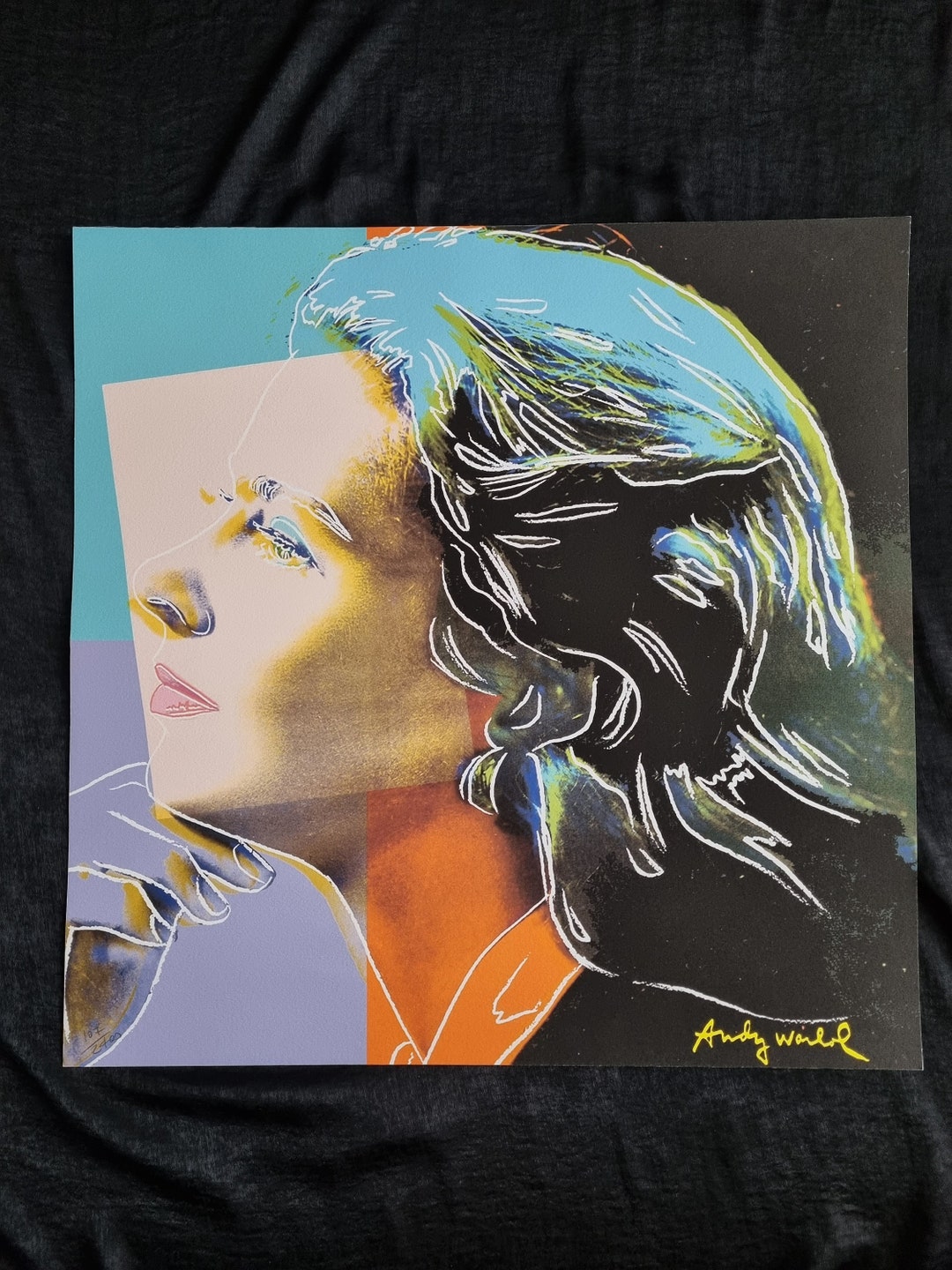 Andy Warhol ingrid Bergman Signature Numbered in - Etsy