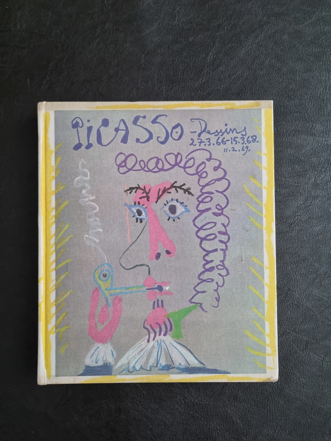 Vintage Pablo Picasso Art Book, 1969 Edition. Drawings 1966-68. for ...