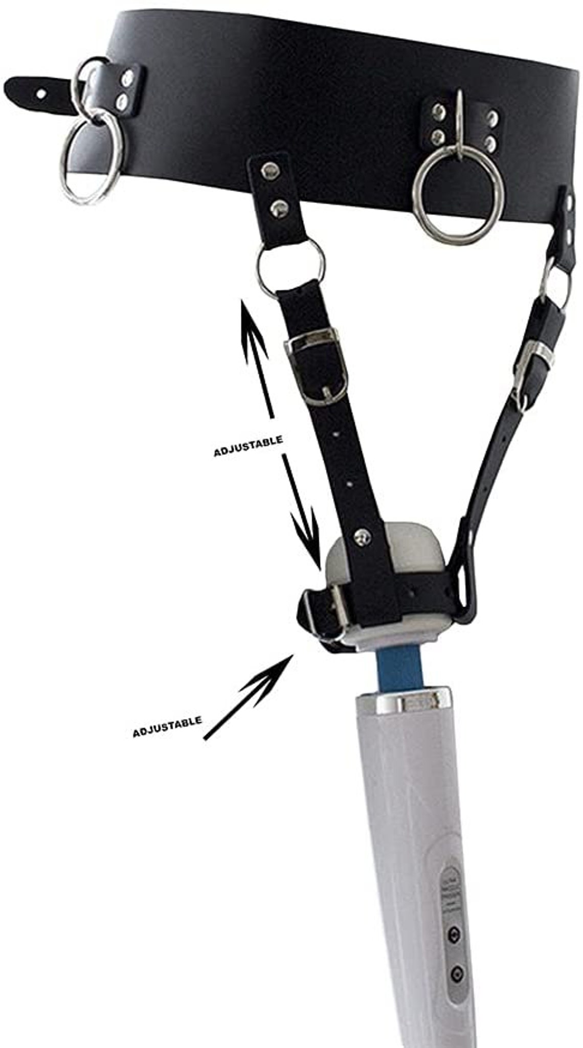 Leather Forced Orgasm Belt Restraints Harness Chastity Belt Etsy