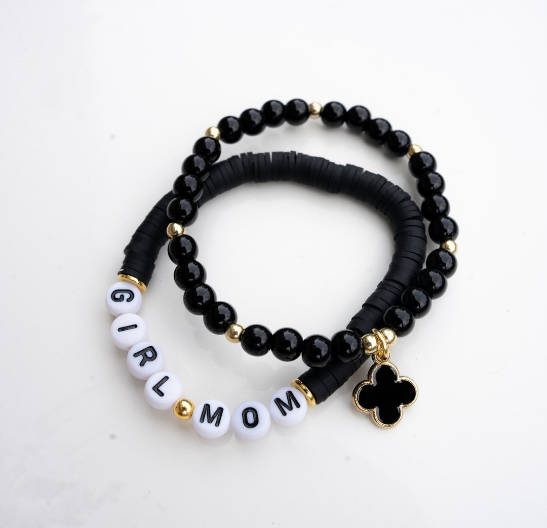 Handcrafted Custom girl Mom Bracelet - Etsy