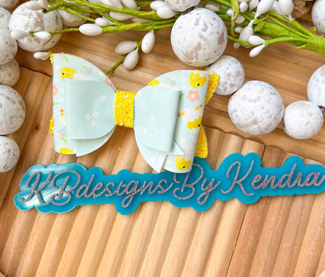 Easter Bows for Baby Girl, Easter Chicks in Eggs, Spring Bows Toddler ...