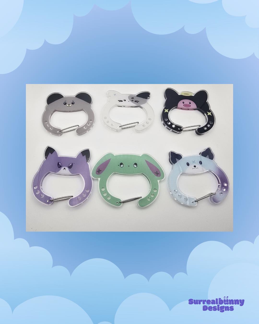 Xdinary Heroes Xdinary Monsters Face Carabiners - Etsy