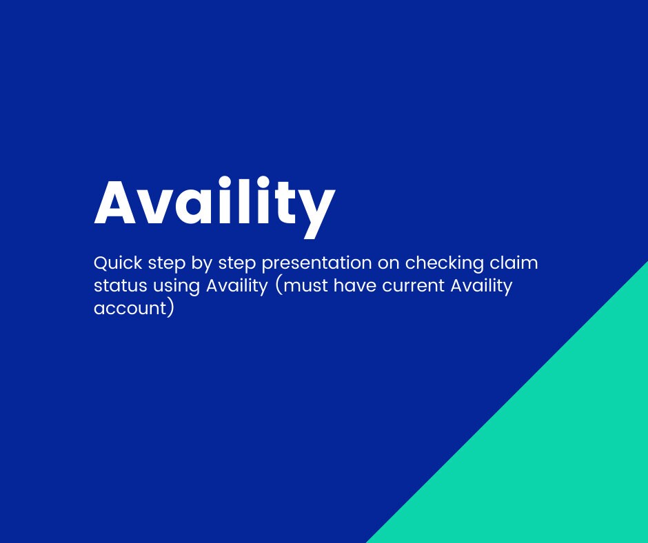 Availity Checking Claims - Etsy
