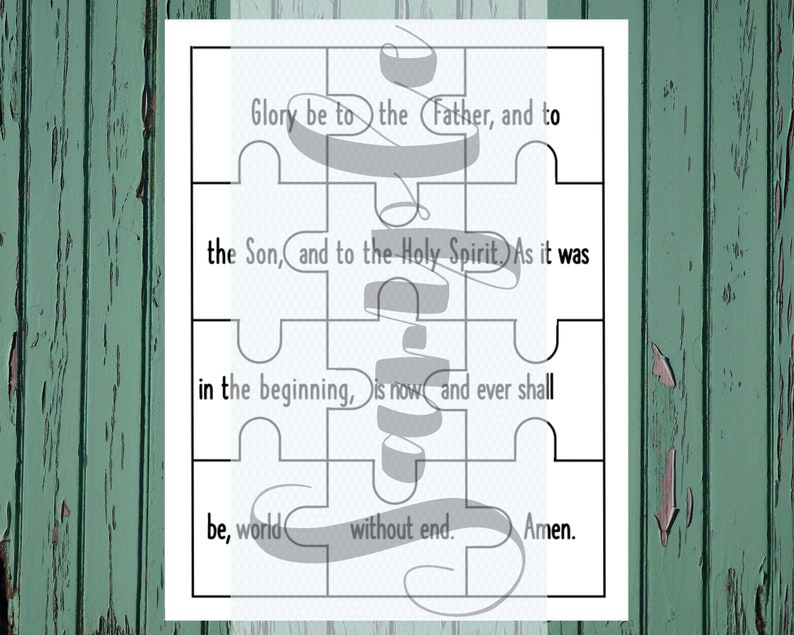 Catholic Prayers, 12 Piece Puzzles, Religious Education, Faith ...