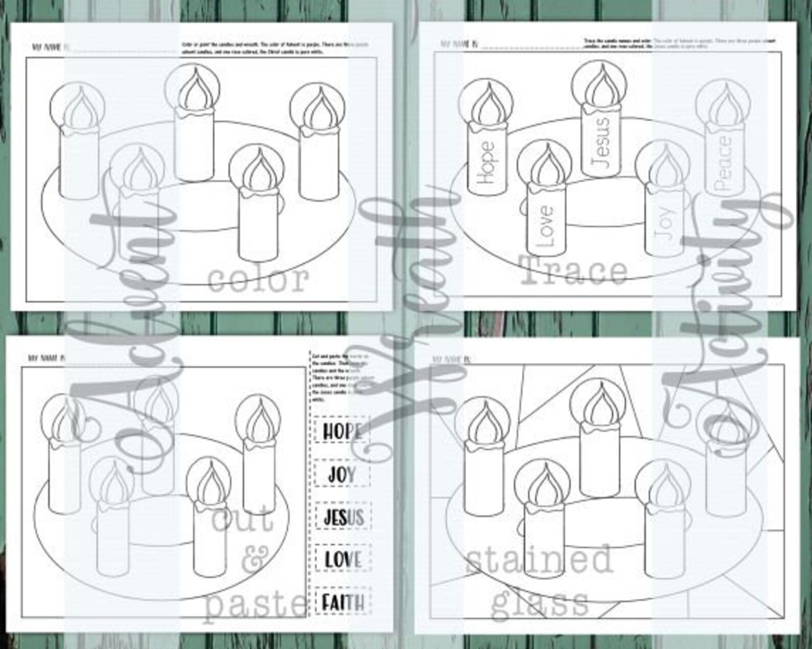 Advent Acrostic Poems, Advent Printable Activity, Advent, Catholic ...