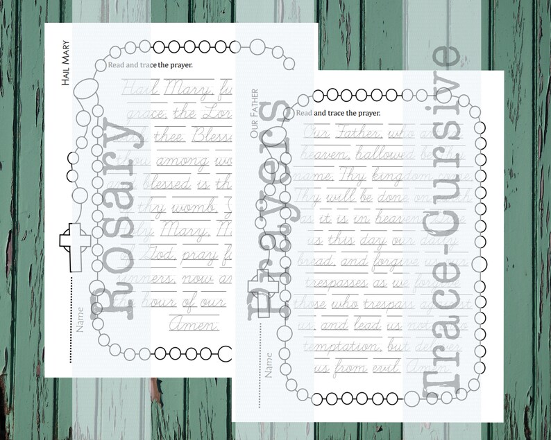 Rosary Prayers, Catholic Education, Catholic Catechism Handwriting ...