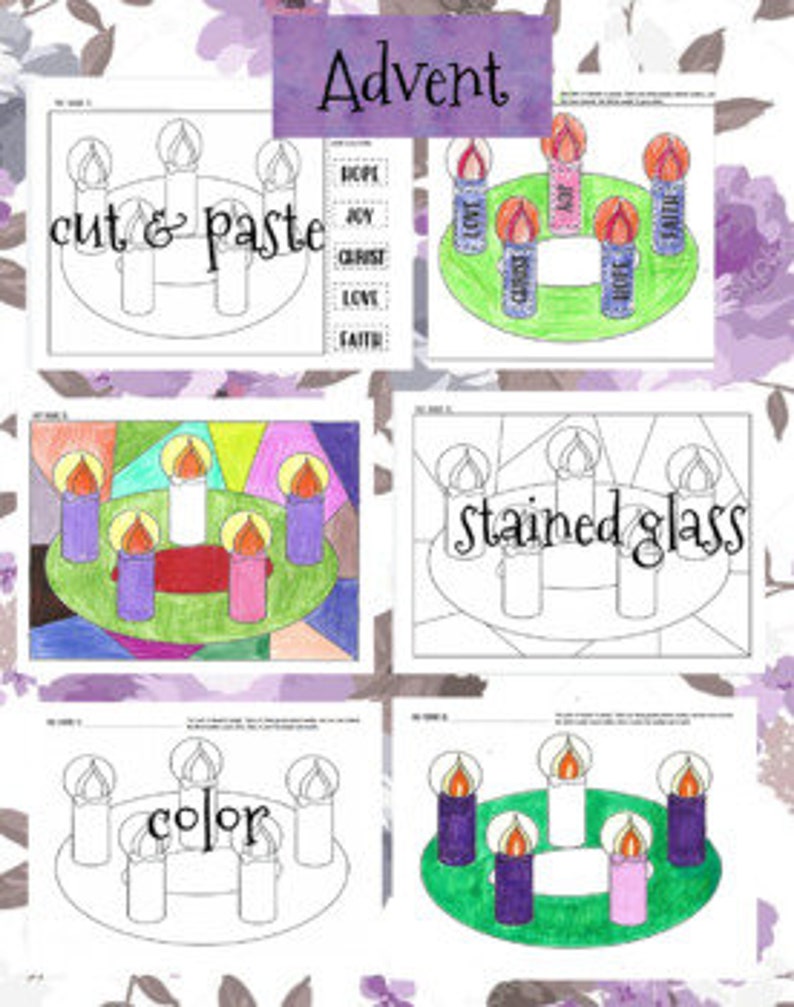 Advent Acrostic Poems, Advent Printable Activity, Advent, Catholic ...