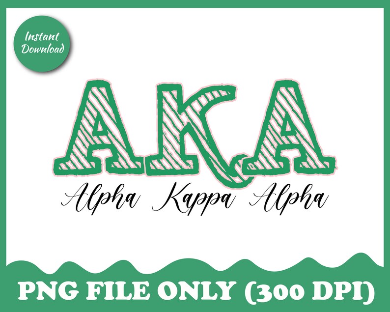AKA Alpha Kappa Alpha PNG, Sorority Sublimation Design, Black History ...